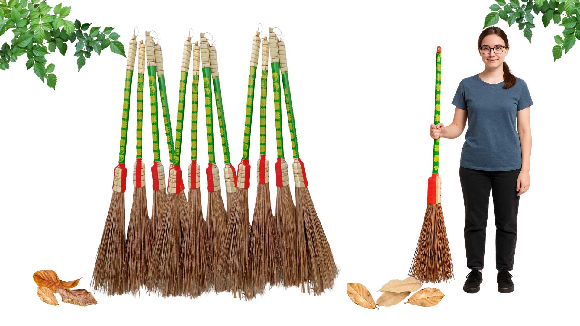 Coconut Stick Broom